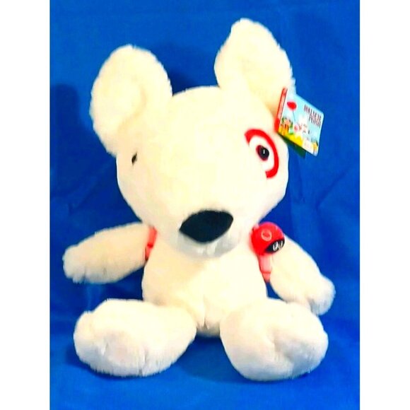 Target | Toys | Nwt Target Bullseye Goodness To Give Plush Dog Backpack ...